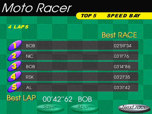 CyberD.org / » Moto Racer